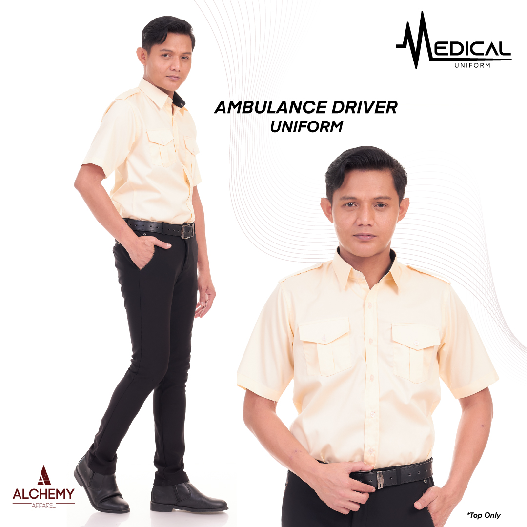 MEN AMBULANCE DRIVER UNIFORM KKM – TOP ONLY – Alchemy Apparel
